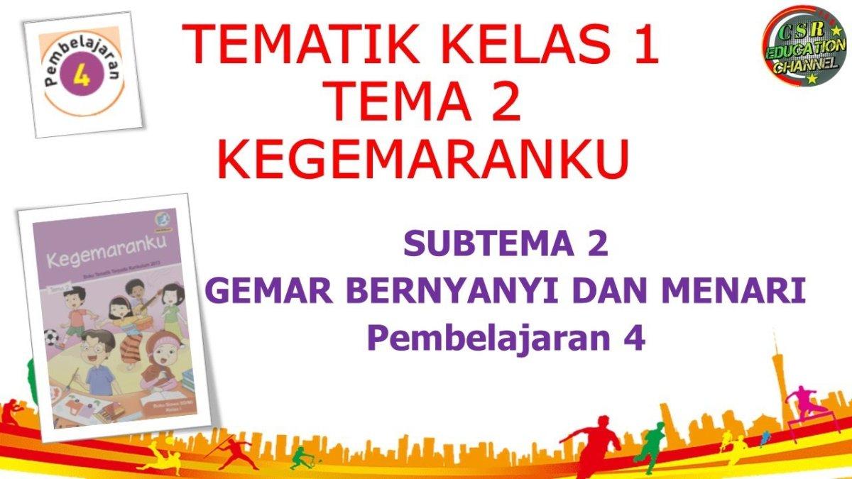 Soal & Kunci Jawaban Tematik 2 Subtema 2 Kelas 1 SD Pembelajaran 4 Halaman 86 87 dan 88 ...