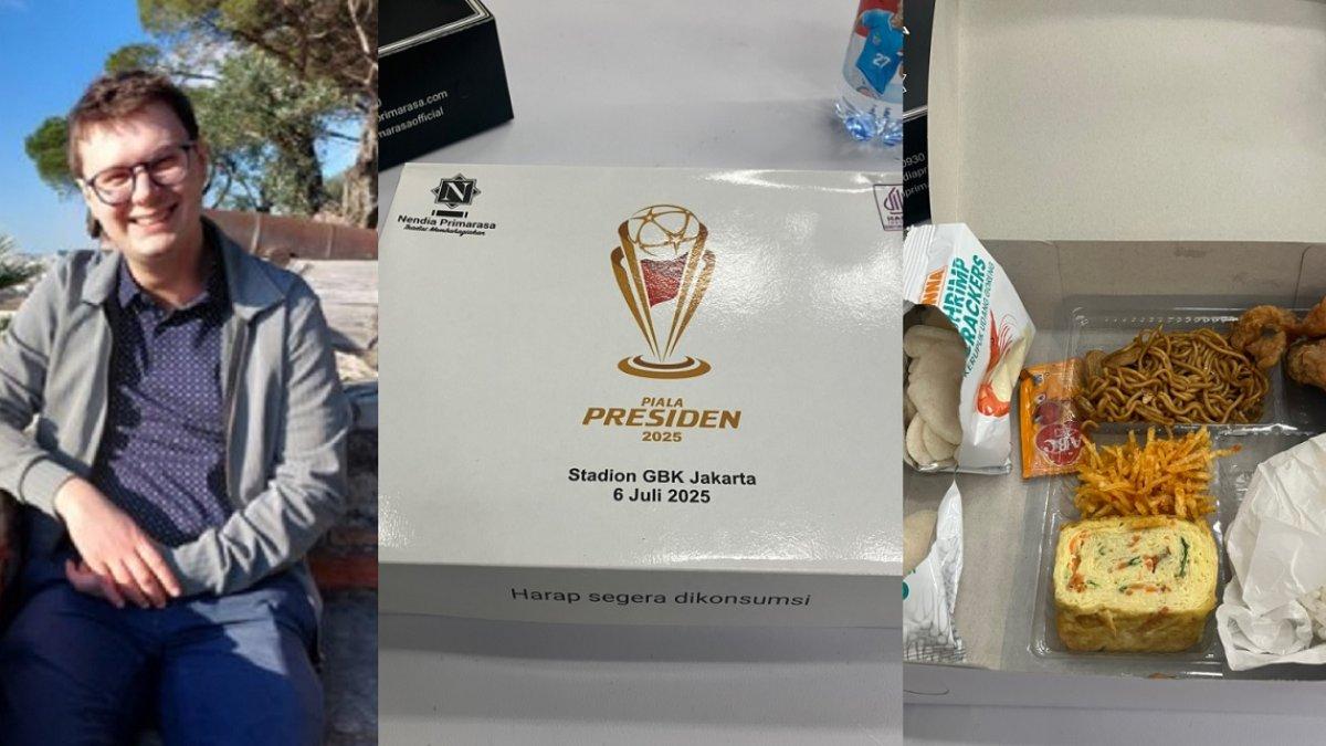 Sosok Liam Rice, Jurnalis Asing Puji Nasi Kotak Indonesia di Piala ...
