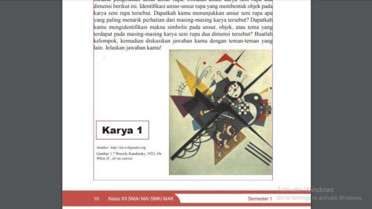 Soal & Kunci Jawaban Seni Budaya Kelas 12 SMA Halaman 13 K - 13 : Mengamati Aspek pada Karya ...