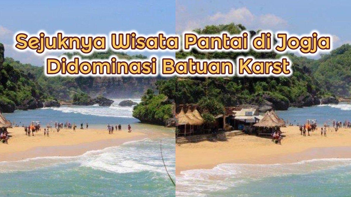 Sejuknya Wisata Pantai yang Didominasi Batuan Karst Khas Gunung Sewu ...