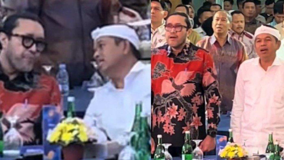 Ekspresi Wajah Dedi Mulyadi dan Ono Surono saat Duduk Semeja Terekam, Hubungan Keduanya Sedang ...
