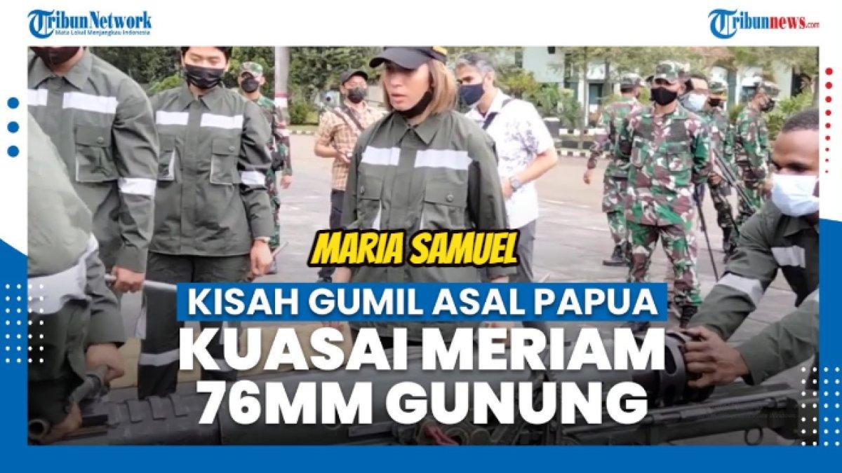 Pesona Maria Samuel, Wanita Cantik Berparas Bule Jadi Serda TNI ...