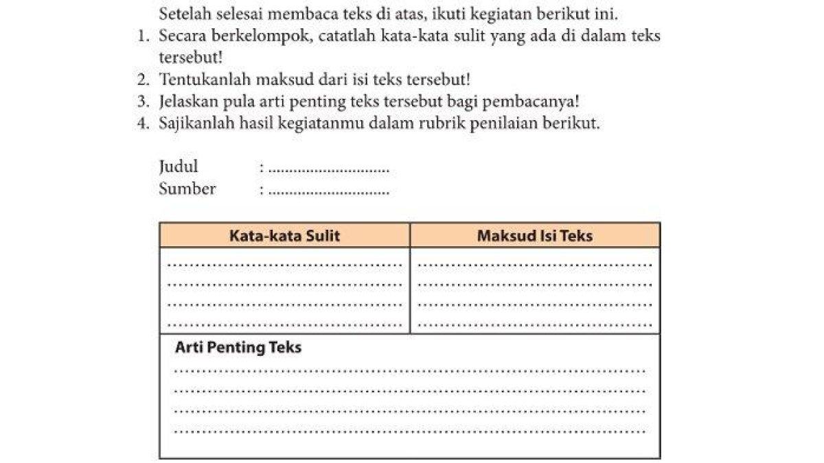 Soal & Kunci Jawaban Bahasa Indonesia Kelas 11 SMA Halaman 25, Kata ...