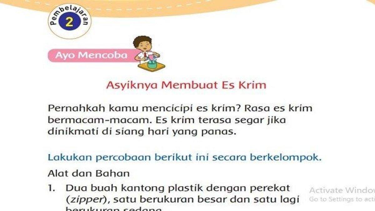 Bagaimana Perubahan Wujud Benda? Kunci Jawaban IPA Tema 3 Kelas 3 SD/MI ...