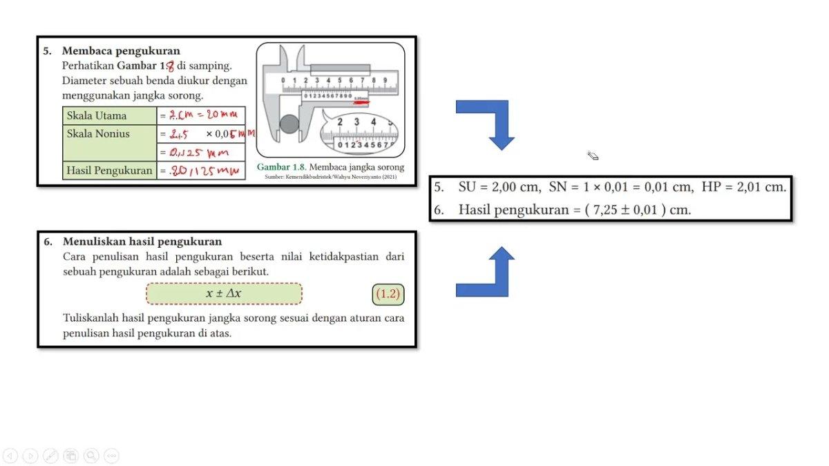 Kunci Jawaban IPA Kelas 10 Halaman 204 - 205: Berapakah Hasil Pengukuran dengan Mikrometer ...