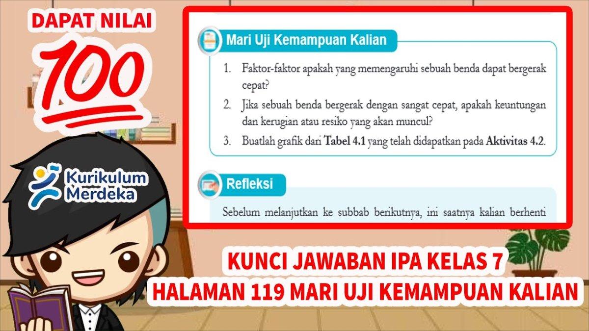 Kunci Jawaban IPA Kelas 7 Hal 119: Faktor Apakah yang Memengaruhi Sebuah Benda dapat Bergerak ...