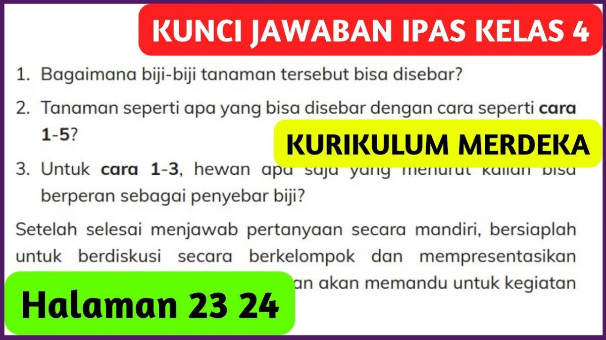 Kunci Jawaban IPAS Kelas 4 Halaman 24: Bagaimana Tumbuhan yang dapat Membantu Menyebarkan ...