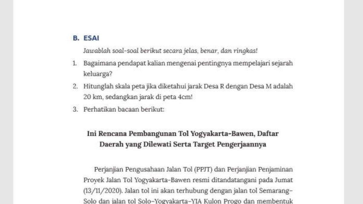Apa Pendapat Kalian Tentang Aksi Deklarasi Anti-Nyontek? Kunci Jawaban IPS Kelas 7 SMP Halaman ...