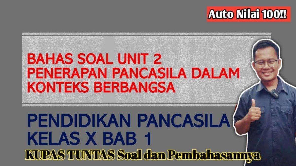 Soal & Kunci Jawaban PKN Kelas 10 Halaman 37 Kurikulum Merdeka: Nilai-nilai Pancasila di ...
