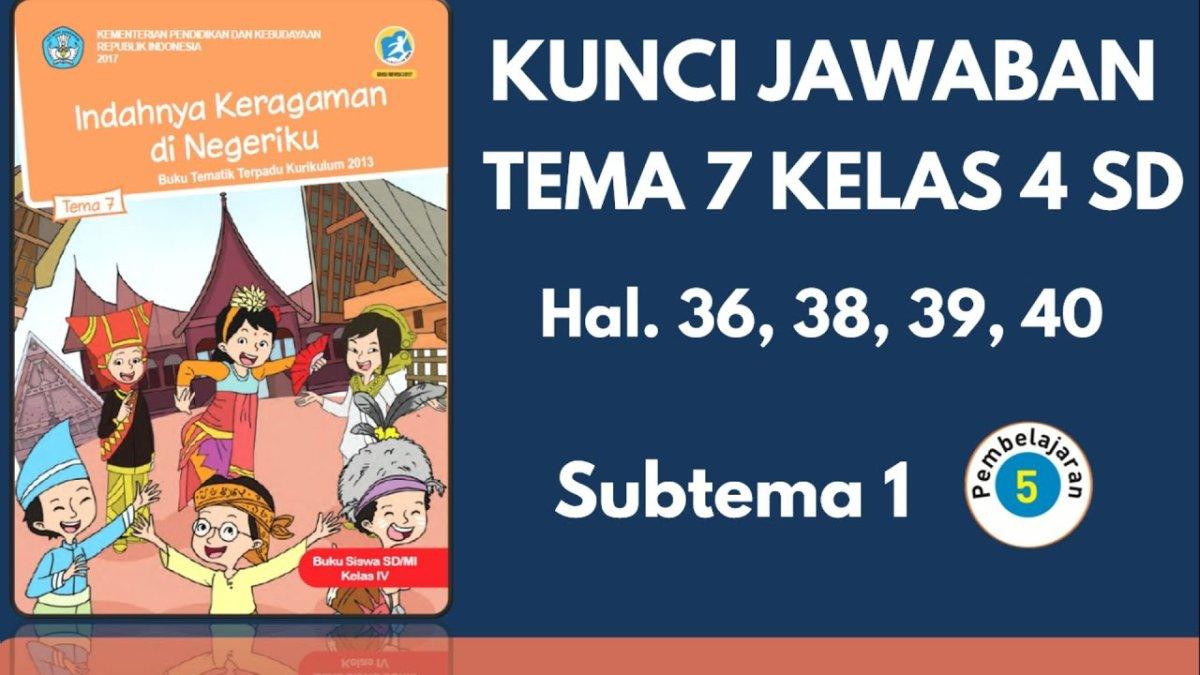 Kunci Jawaban Tema 7 Kelas 4 Halaman 38-40: Apa Jenis Kitab Suci Setiap ...