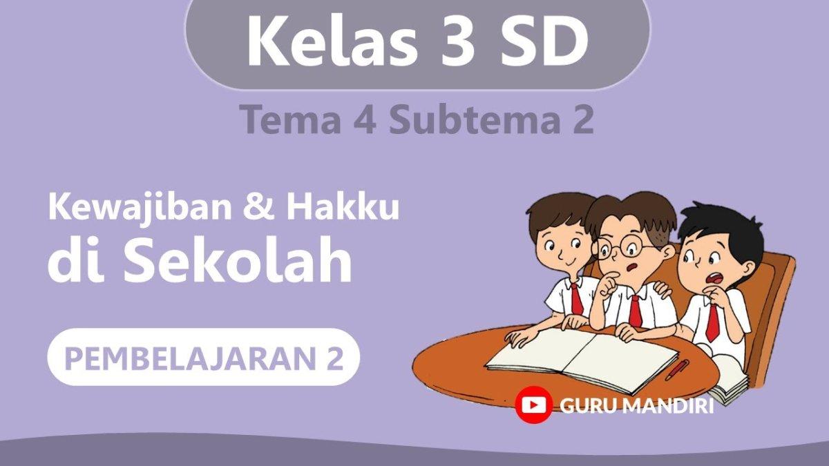 Soal & Kunci Jawaban Tema 4 Kelas 3 Halaman 49 50 51 52 Subtema 2 ...
