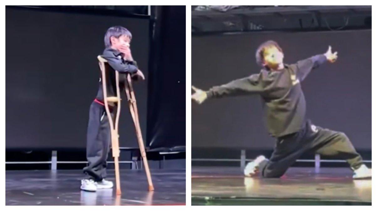 Potret Bocah Difabel di Tiongkok Memukau Penonton Lewat Tarian Jalanan ...