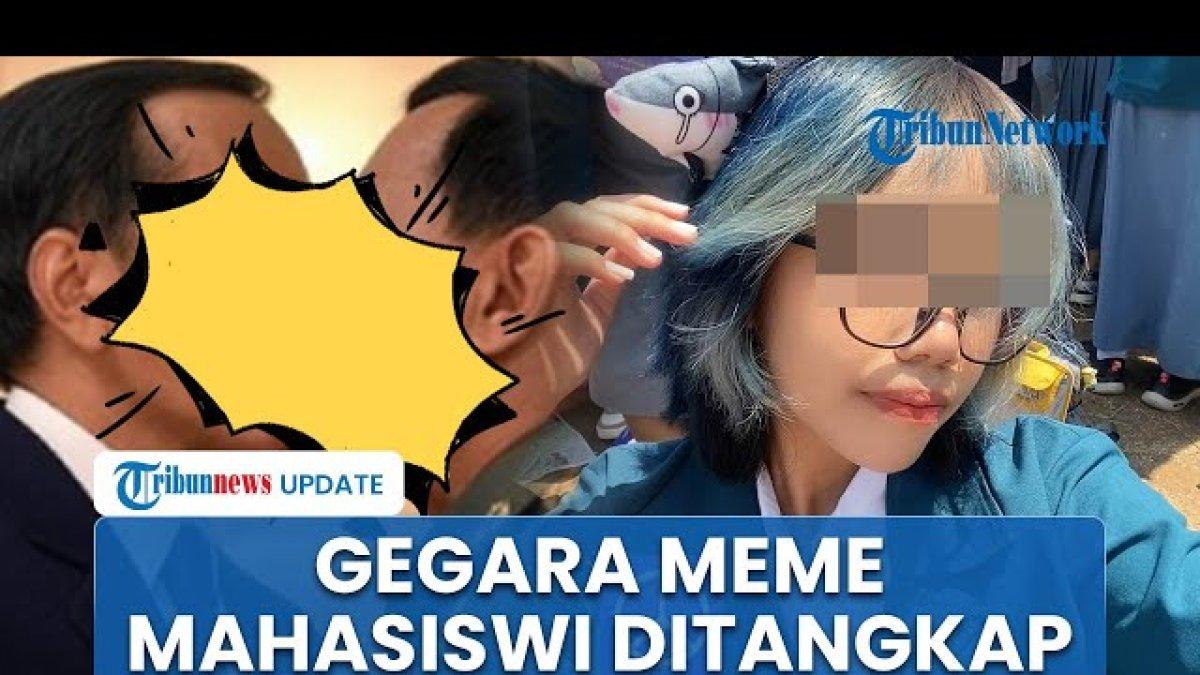 Potret Mahasiswi ITB Pembuat Meme Prabowo-Jokowi Ciuman, Nunduk Pakai Baju Tahanan, Ditangkap di ...