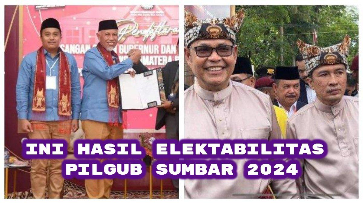 Elektabilitas Pilgub Sumbar 2024, Mahyeldi-Vasco Ruseimy vs Epyardi ...