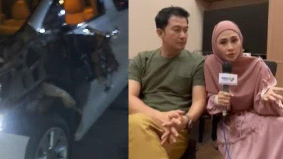 Kondisi Mandala Shoji & Istri yang Alami Kecelakaan, Mobil Ringsek, Kaca Pecah: Tabrak Mobil Box ...