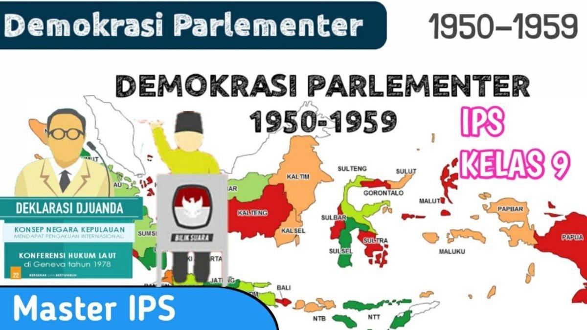 Kelas 9: Apa Itu Masa Demokrasi Parlementer Pada Tahun 1950-1959 ...