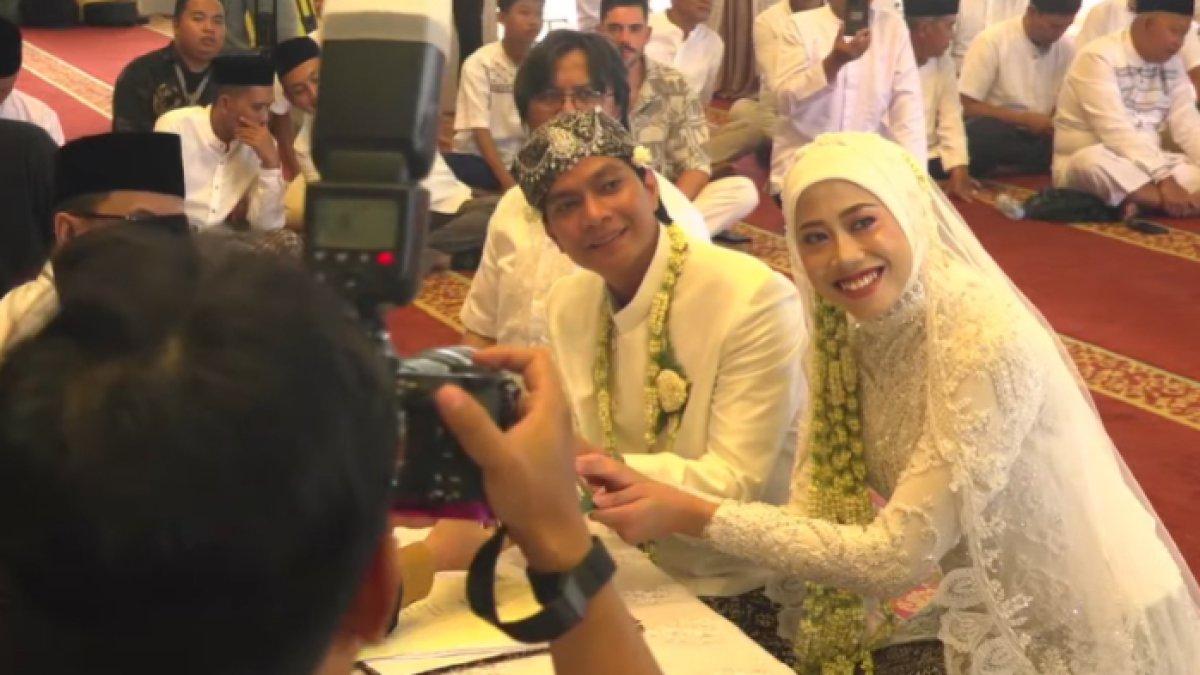 Momen Perkawinan Pevoli Megawati Hangestri dan Dio Novandra, Akad Nikah ...