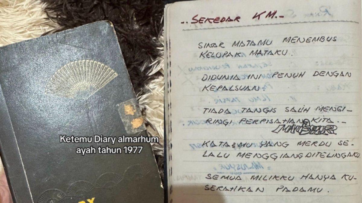 TERHARU! Temukan Diary Ayahnya dari Tahun 1977, Wanita Ini Syok saat ...