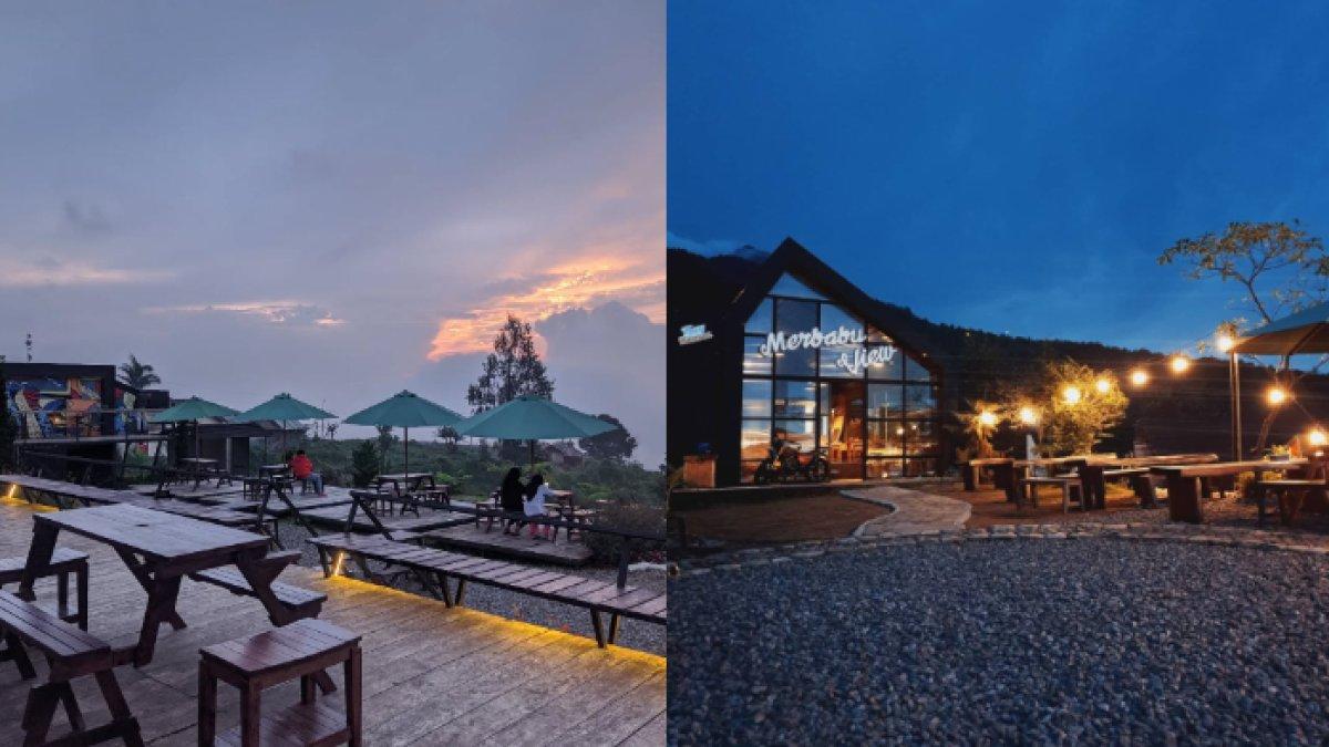 Semarang Jateng Punya Kafe Seindah Ini, Bisa Lihat View Gunung Merbabu ...