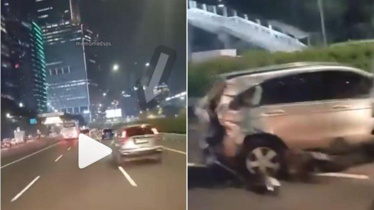 Berawal Ngebut Zig-zag Seperti Adegan Film di Jalan Tol, Mobil Ini ...