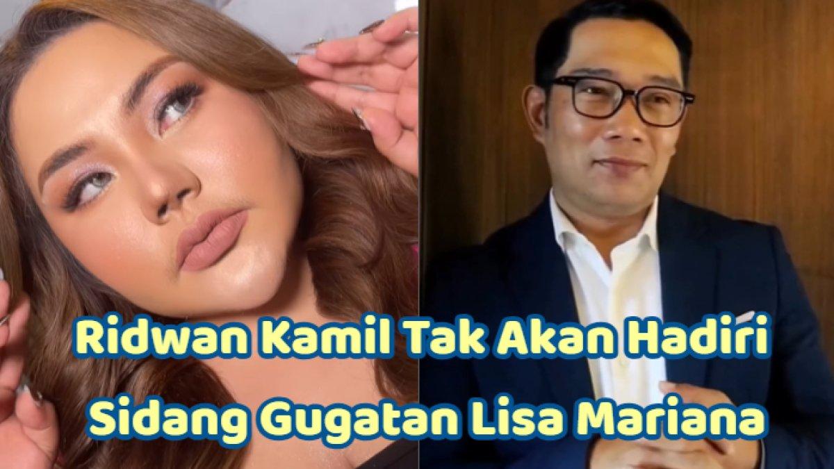 Bukan Cuma Hari Ini, Ridwan Kamil Tak Akan Hadiri Sidang Gugatan Lisa Mariana Berikutnya ...