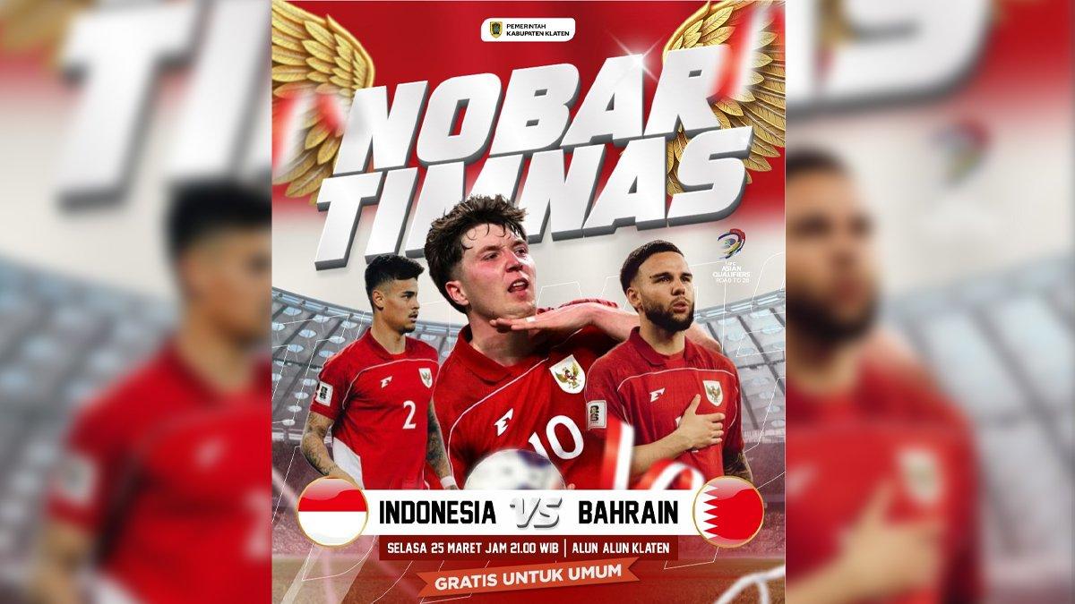 Timnas Indonesia Vs Bahrain Jam Berapa, Tayang di Mana? Siaran Gratis RCTI, Cek Jadwal + Live ...