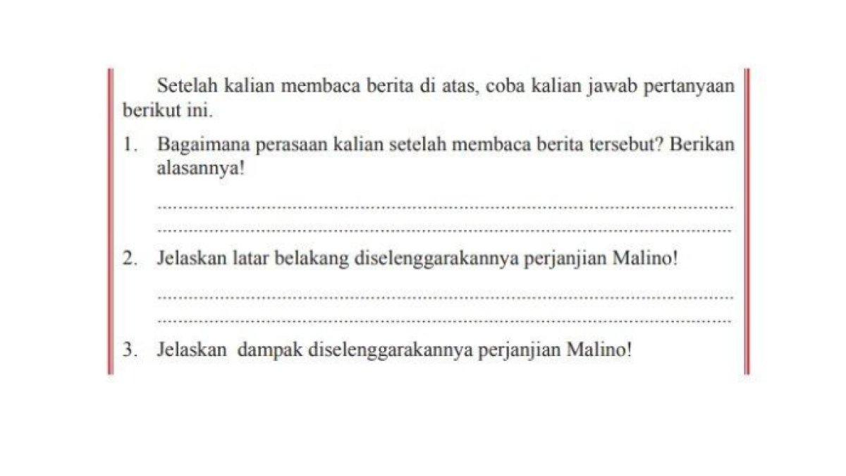 Jawaban PKN Kelas 9 SMP Halaman 111 112: Latar Belakang ...