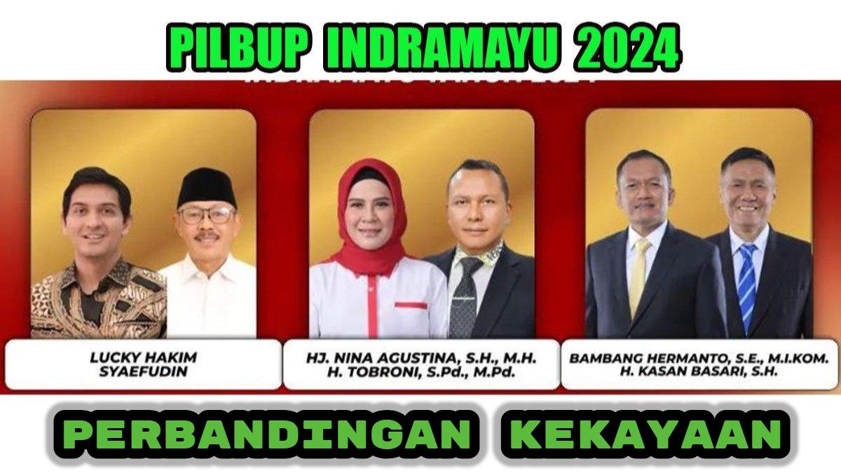 Adu Harta Calon Bupati di Pilkada Indramayu 2024, Bambang Hermanto VS Lucky Hakim VS Nina ...