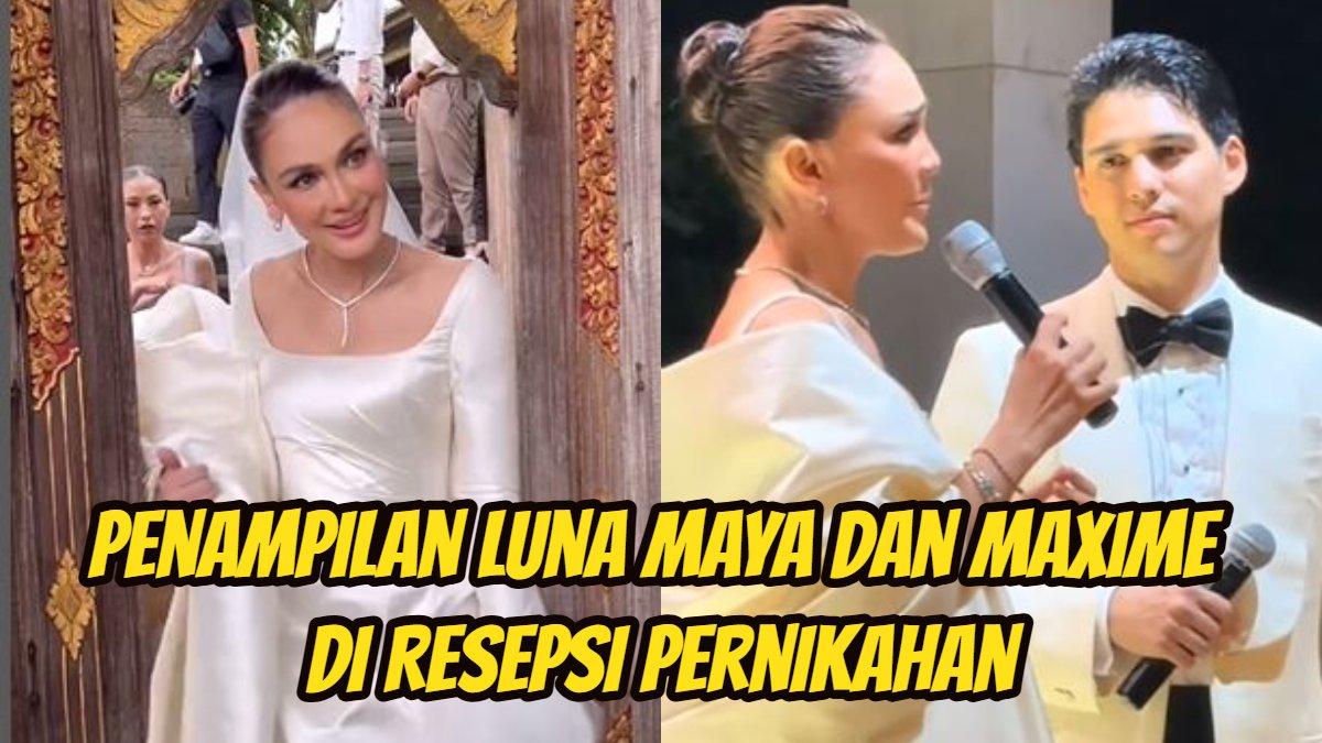 Penampilan Maxime Bouttier & Luna Maya di Resepsi Nikah, Pakai Kalung Rp 2 Miliar, Anting Rp200 ...
