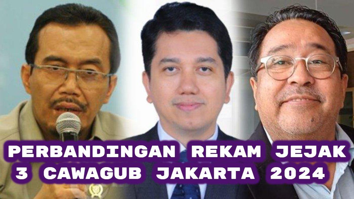 Perbandingan Rekam Jejak 3 Cawagub Jakarta 2024: Rano Karno, Suswono & Kun Wardana, Siapa ...