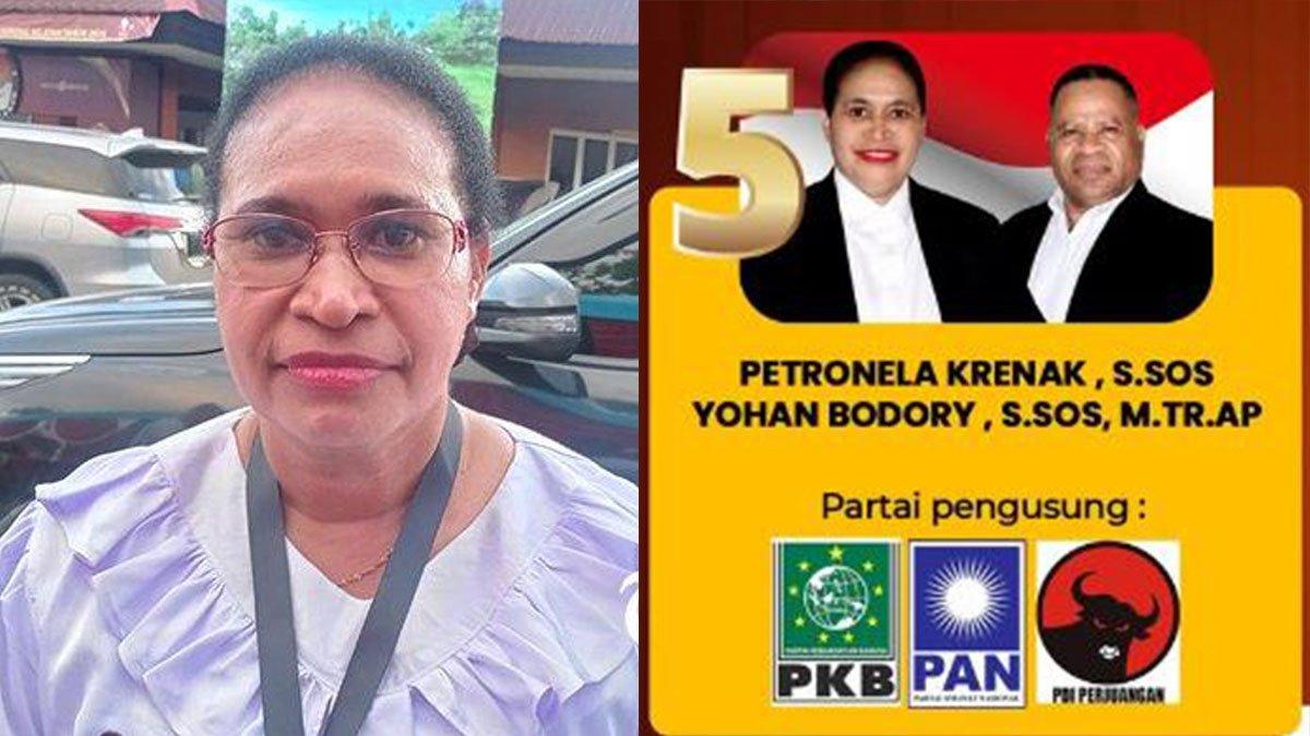 Petronela Krenak, Satu-satunya Wanita yang Maju Jadi Calon Bupati di Pilkada Sorong Selatan 2024 ...