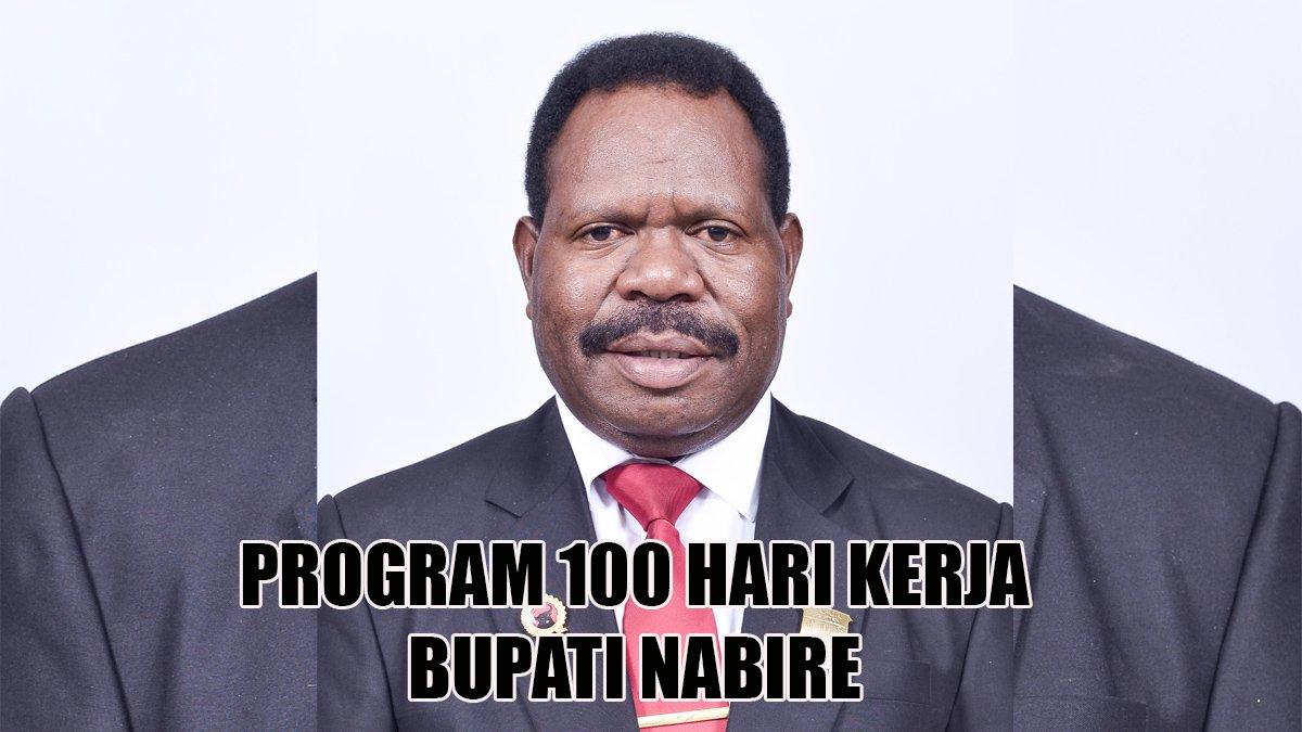 Program 100 Hari Kerja Bupati Nabire Papua Tengah Mesak Magai, Beri ...