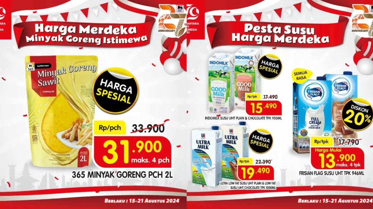Promo Belanja Superindo Spesial HUT Kemerdekaan ke-79 RI, Minyak Goreng ...