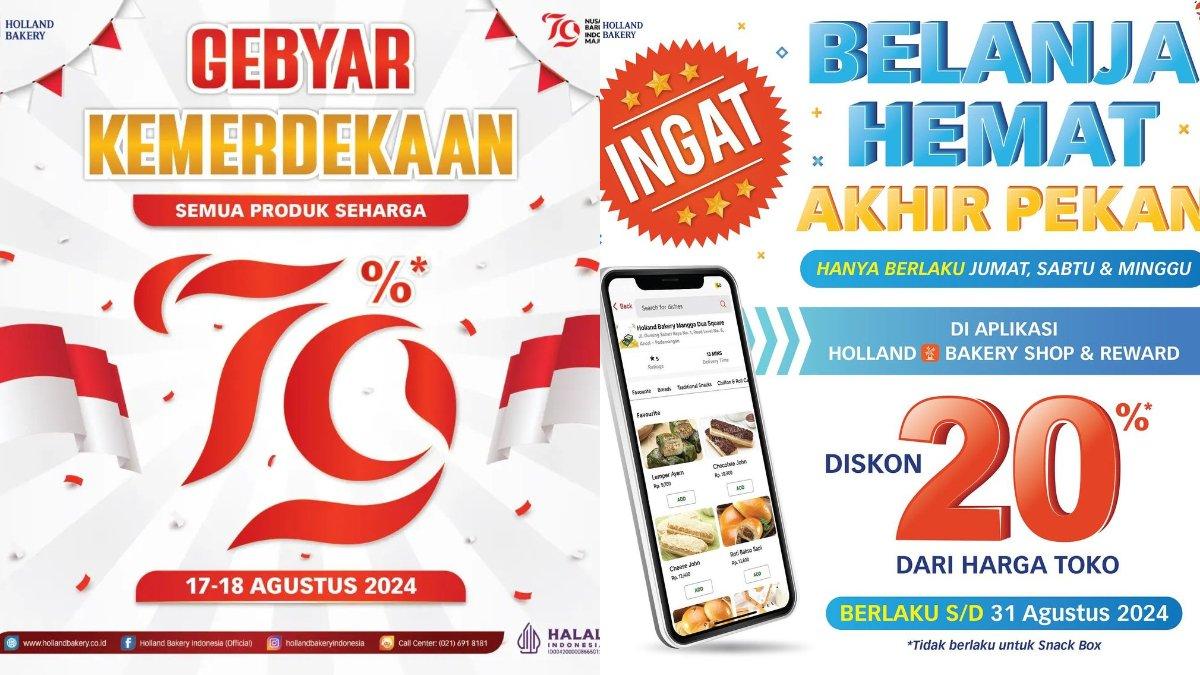 Holland Bakery Gelar Promo Gebyar Kemerdekaan 17 Agustus 2024, Spesial ...