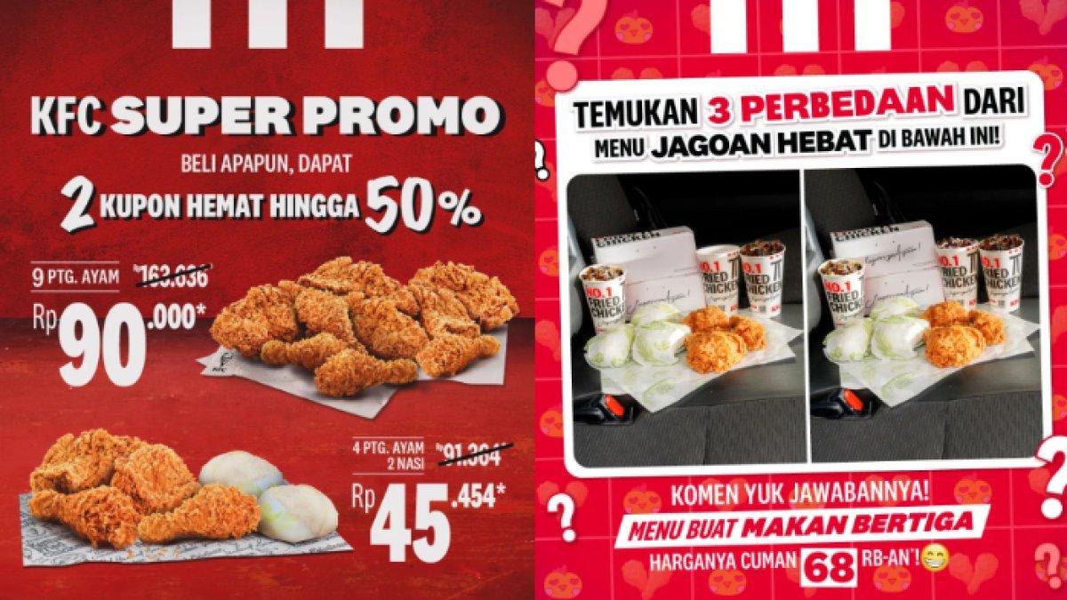 Promo Buka Puasa Spesial Ramadhan 2024, Beli Paket KFC 3 Potong Ayam ...