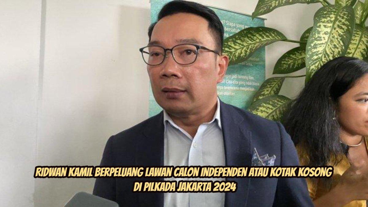 Anies Belum Fix Maju Pilkada Jakarta 2024, Ridwan Kamil Lawan Calon Independen atau Kotak Kosong ...