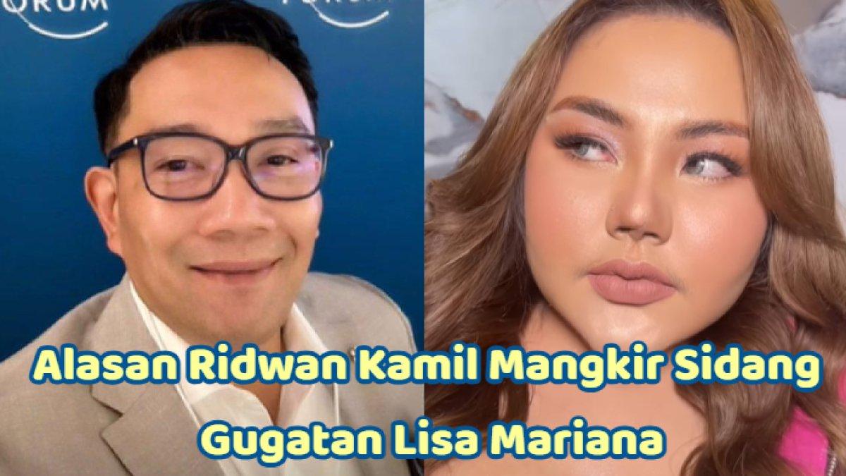 Alasan Ridwan Kamil Mangkir dari Sidang Gugatan Lisa Mariana di PN Bandung: Kami Tidak ...