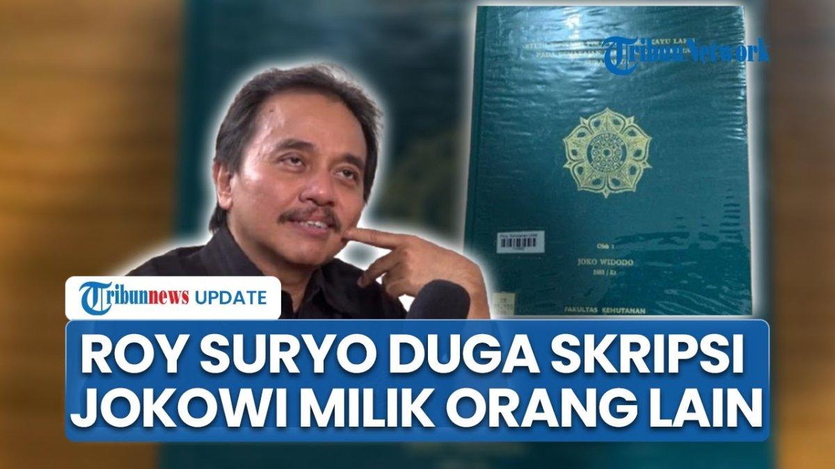Tak Percayai KKN & Skripsi Jokowi, Logika Roy Suryo dan Rismon Dipatahkan Adik Kelas: Gak Usah ...