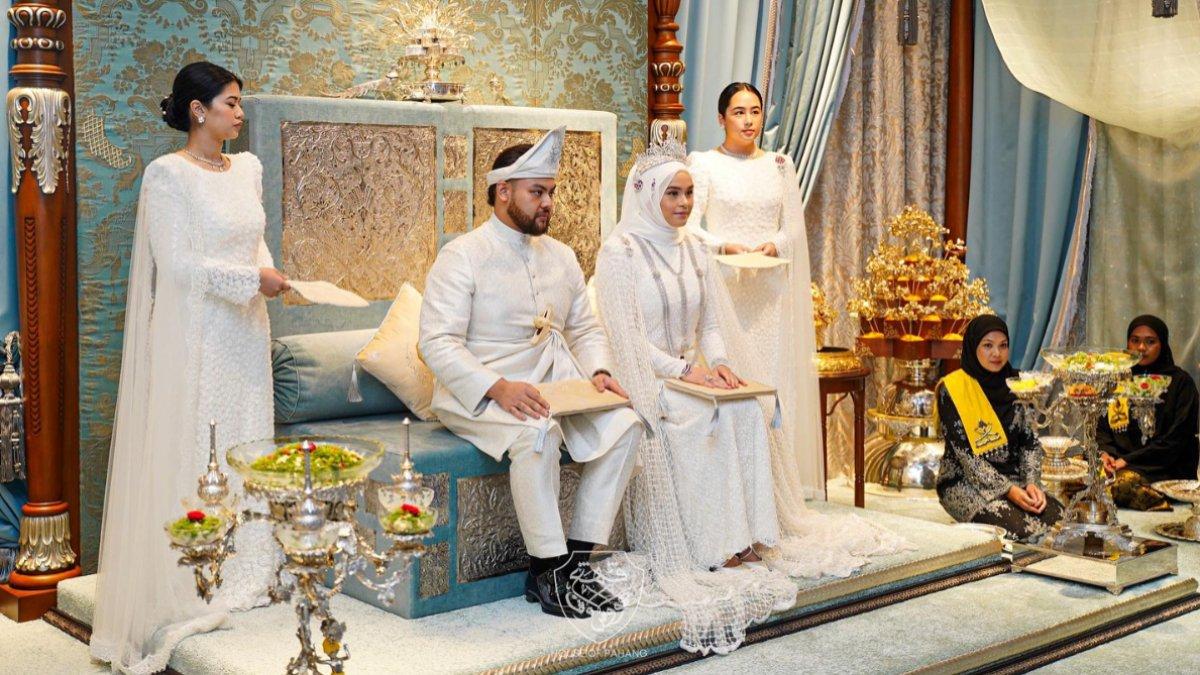7 Potret Royal Wedding Putri Afzan dari Kerajaan Pahang Malaysia, Mewah ...