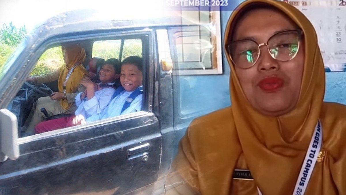 SOSOK Septina Ika, Kepala Sekolah di Semarang Rela Jadi Sopir Muridnya ...