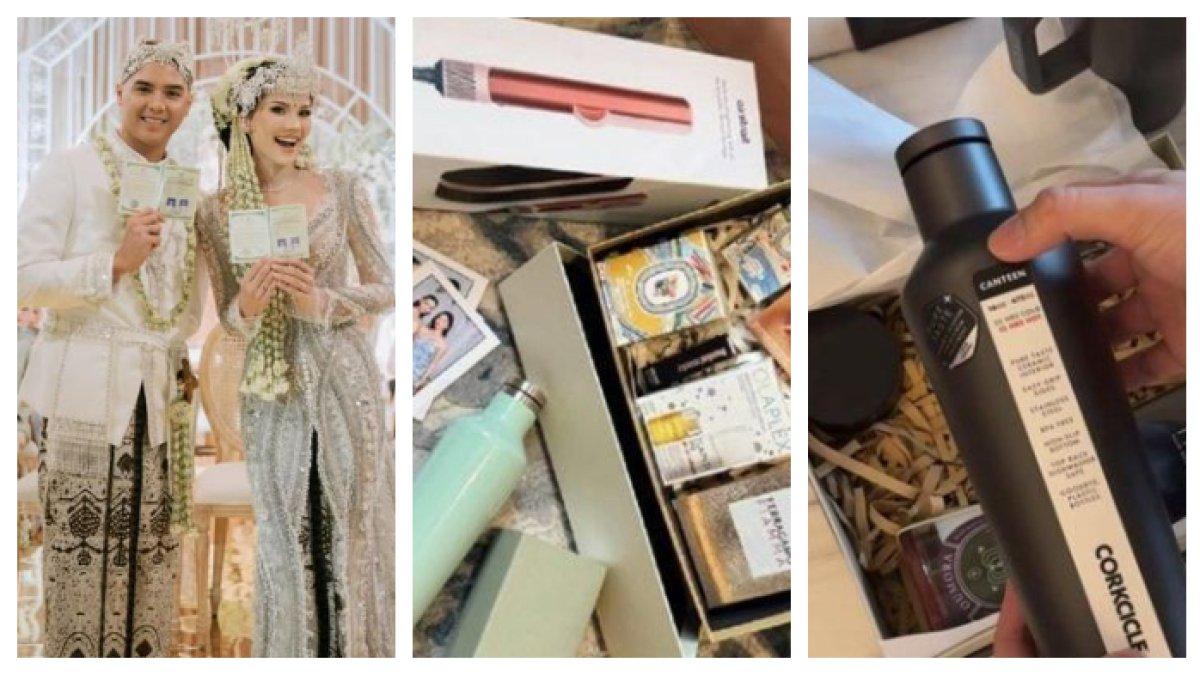 Isi Souvenir Bridesmaid & Groomsman Nikahan Al Ghazali-Alyssa Daguise ...