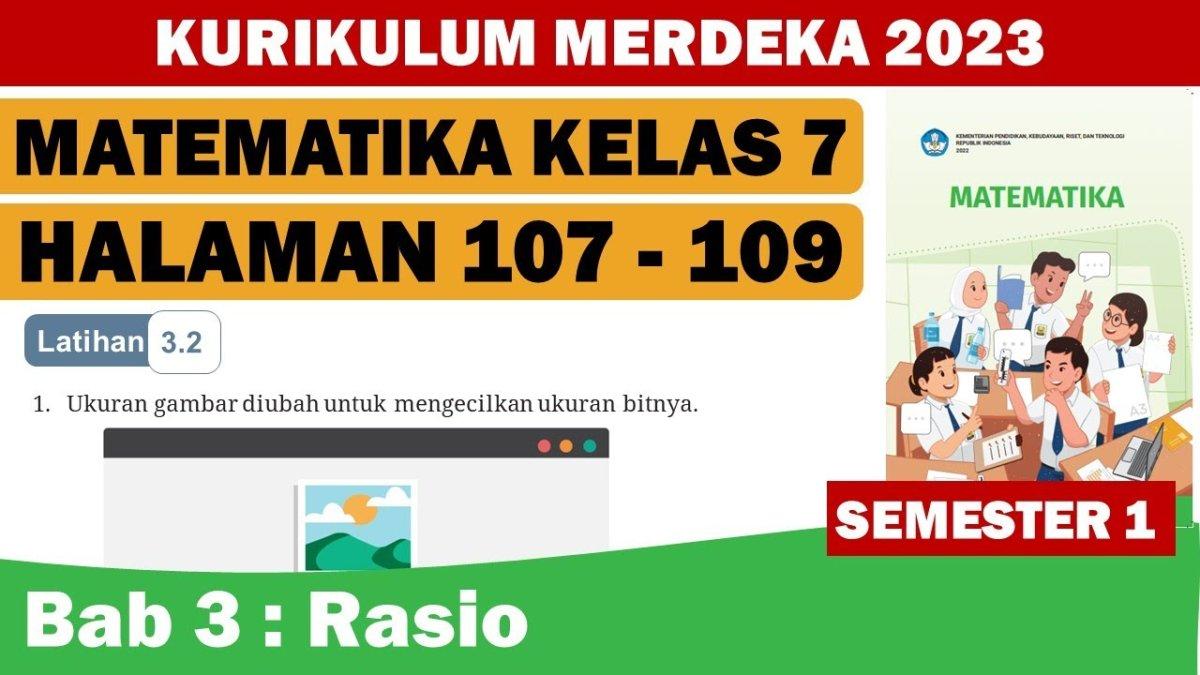 Kunci Jawaban Matematika kelas 7 Halaman 107-109: Apa yang Dimaksud dengan Rasio ...