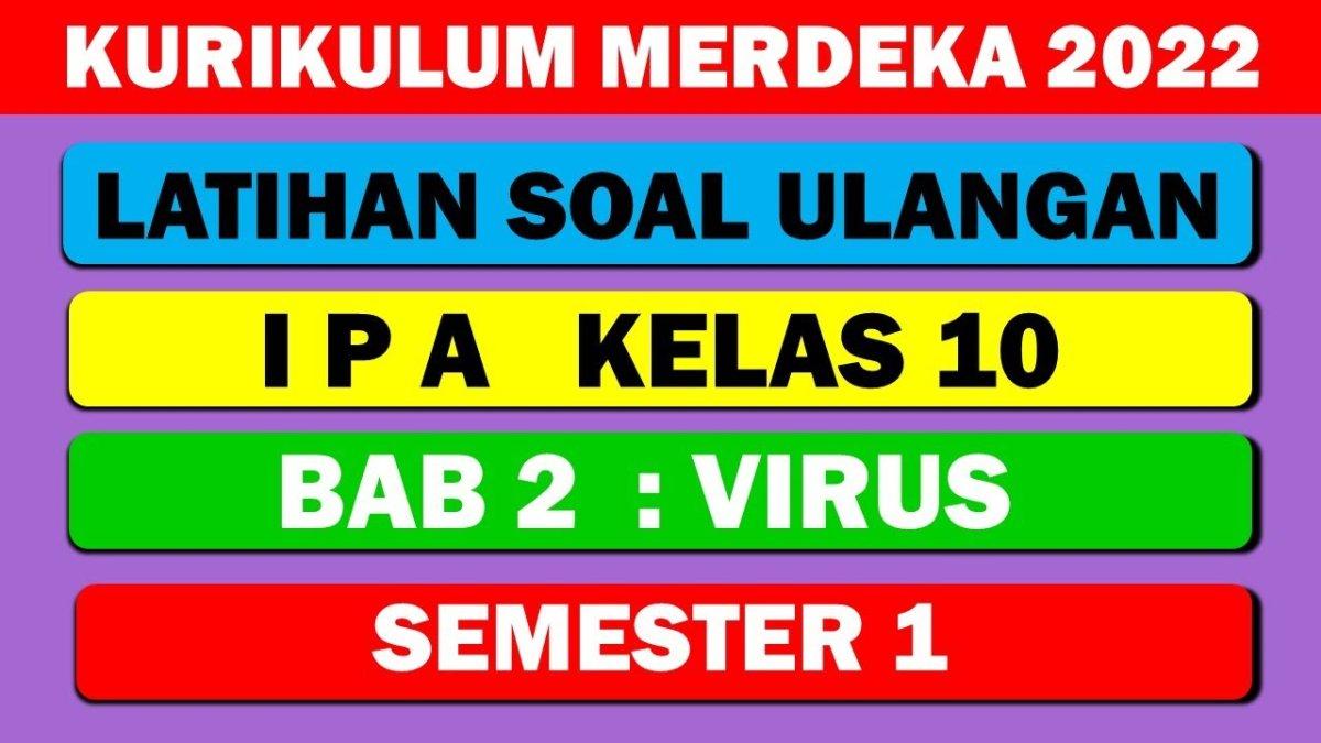 Soal & Kunci Jawaban IPA Kelas 10 SMA Kurikulum Merdeka: Bagaimana Cara Mencegah Penyebaran ...