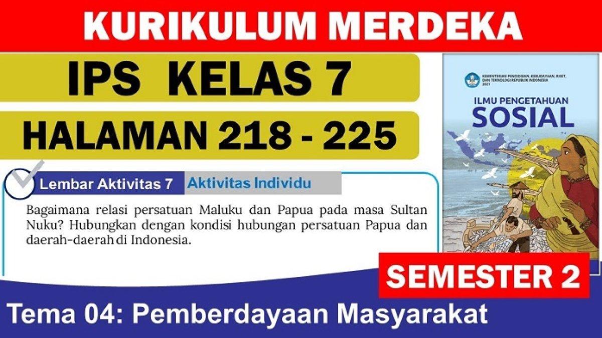 Kunci Jawaban IPS Kelas 7 Hal 218 : Bagaimana Relasi Persatuan Maluku ...