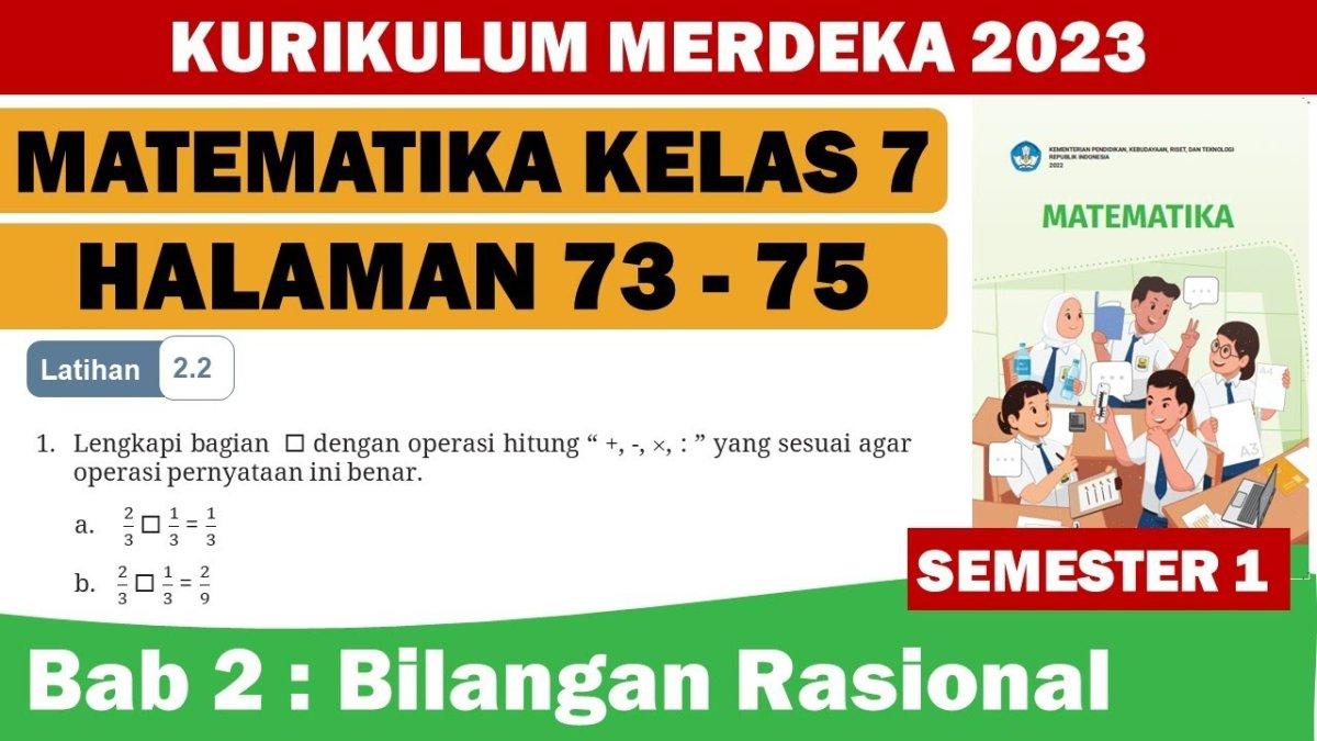 Soal & Kunci Jawaban Matematika Kelas 7 SMP Halaman 72-73 : Perkalian ...