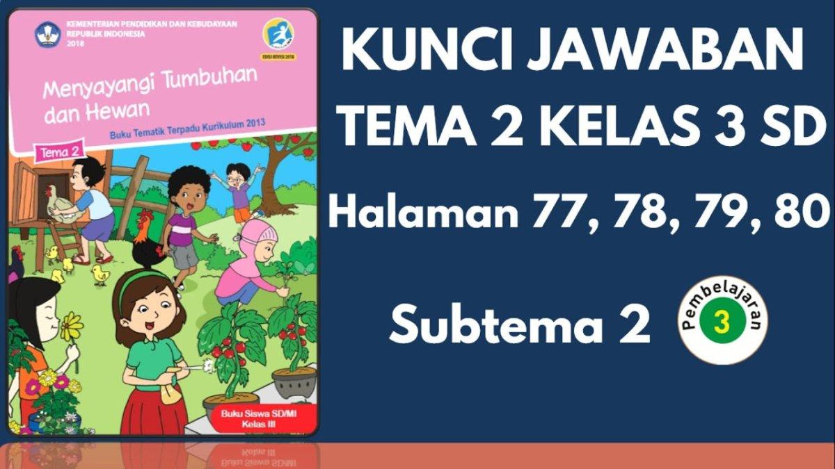 Soal & Kunci Jawaban Tema 2 Kelas 3 SD Halaman 77,78,79 dan 80 : Menirukan Gerakan Kucing ...