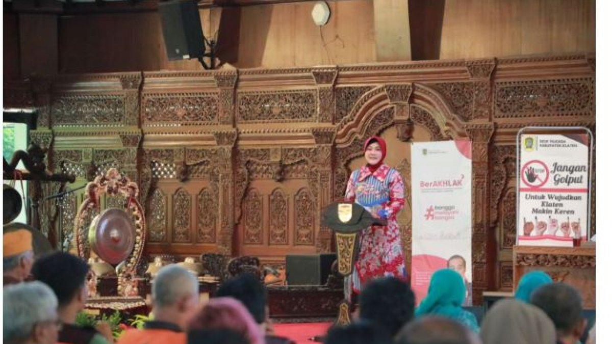 Bupati Klaten Sri Mulyani Sebut Sosialisasi Desk Pilkada Jadi Upaya Pemkab Klaten Tekan Angka ...