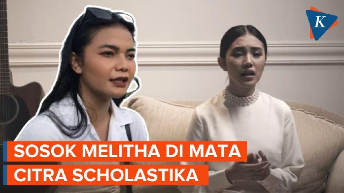 Isak Tangis Citra Scholastika di Makam Melitha & Melisha Sidabutar ...