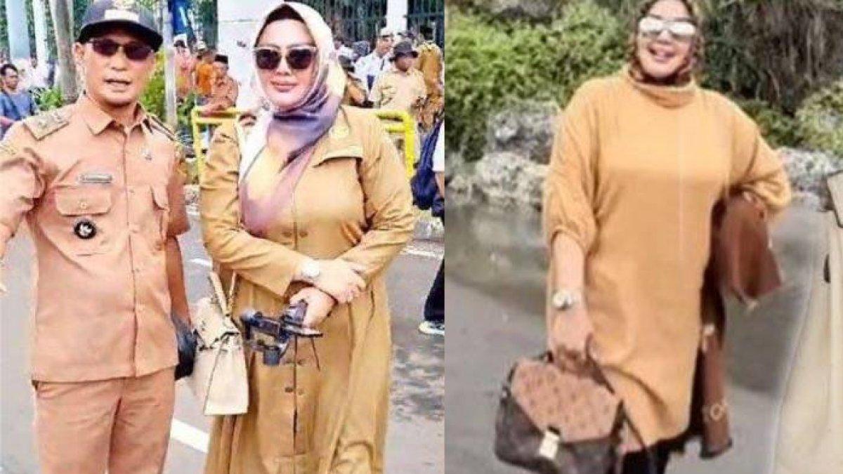 Sosok Wiwin Komalasari, Kades Gunung Menyan Tenteng Tas Branded, Pakai ...