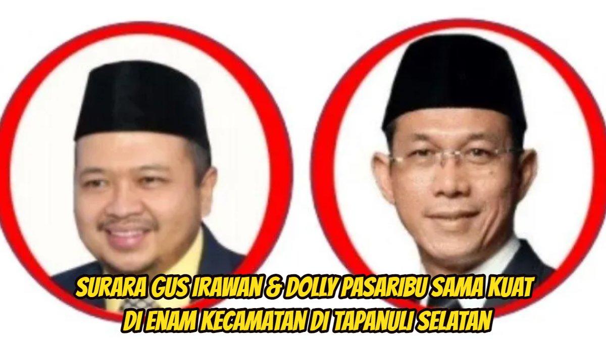 Survei Elektabilitas Pilkada Tapanuli Selatan, Gus Irawan & Dolly ...